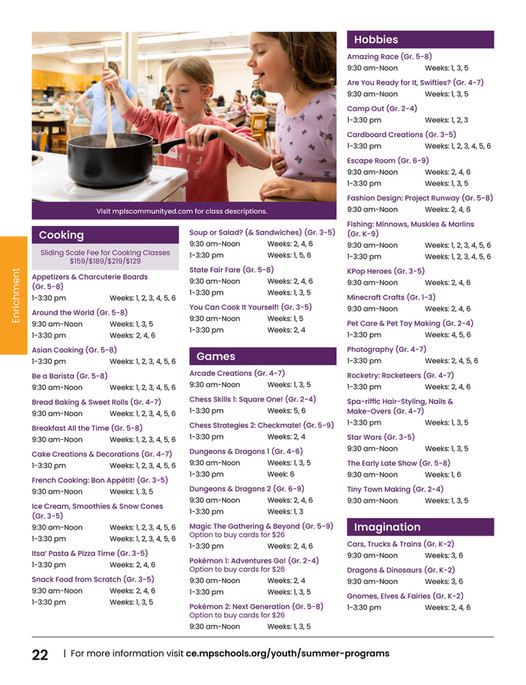 Minneapolis Public Schools - MPS Summer Youth Programming 2026 ...